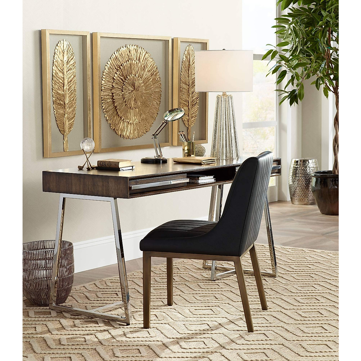 House of Troy G350-BLK Generation Collection 11-Inch to 22-Inch Adjustable LED Desk/Piano Lamp, Black