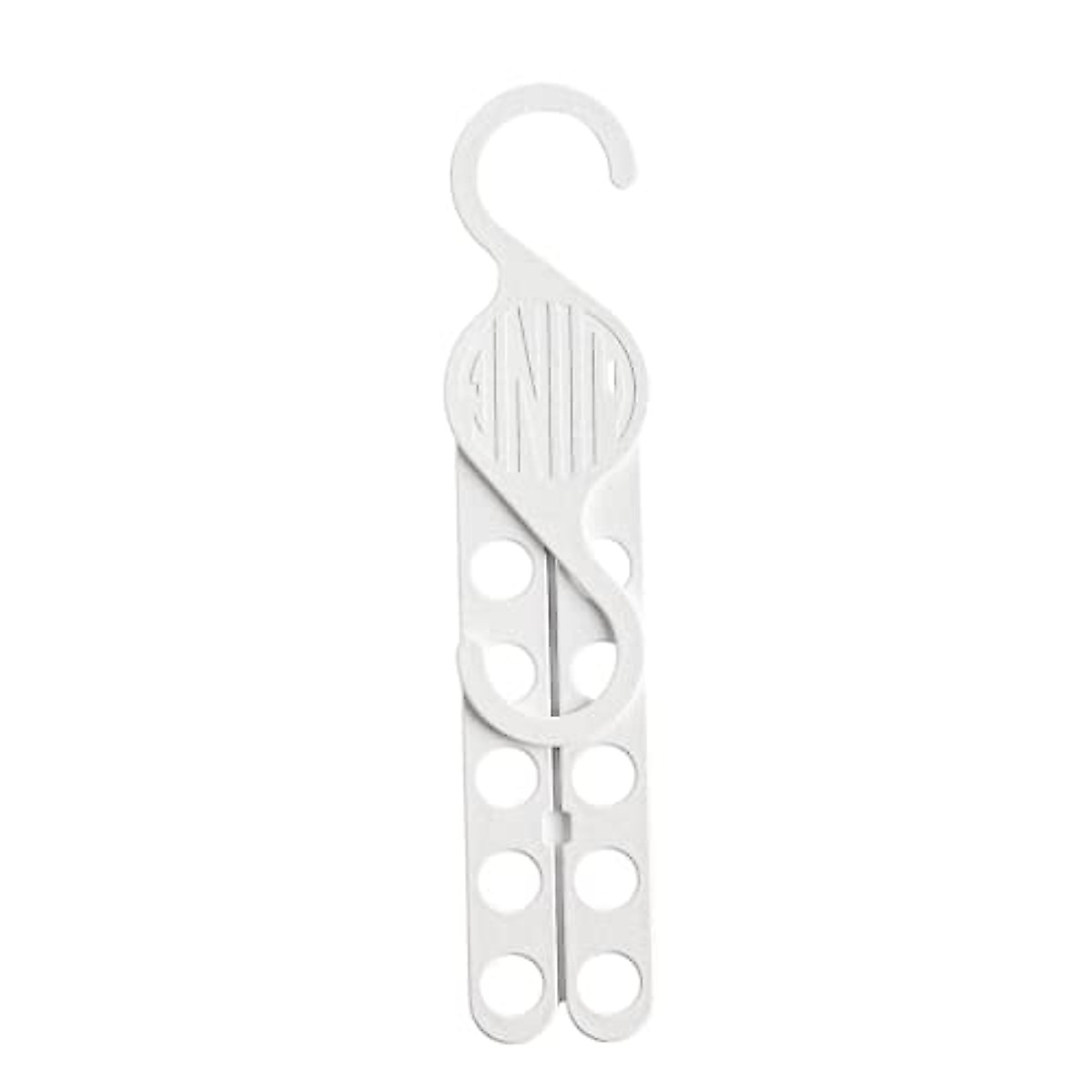 Wing Smart Hanger, Fits Adult & Kid Clothes Sizes, Space Saving & Multi Hanging, 5 Pack White