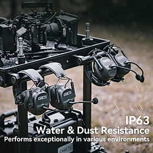 Came-TV Kuminik8 1.9GHz Wireless Intercom Headset Noise Cancellation Zero Latency Full Duplex 2 Person Team Communication with Hardcase for Church Boating TV Film Production Drone