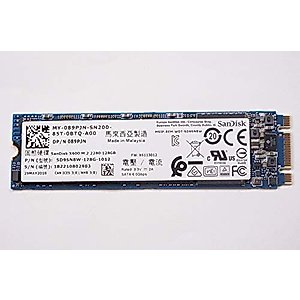 FMS Compatible with SD9SN8W-128G-1012 Replacement for Sandisk 128gb TLC Sata 6gbps M.2 2280 Internal Solid State Drive I3567-3970BLK