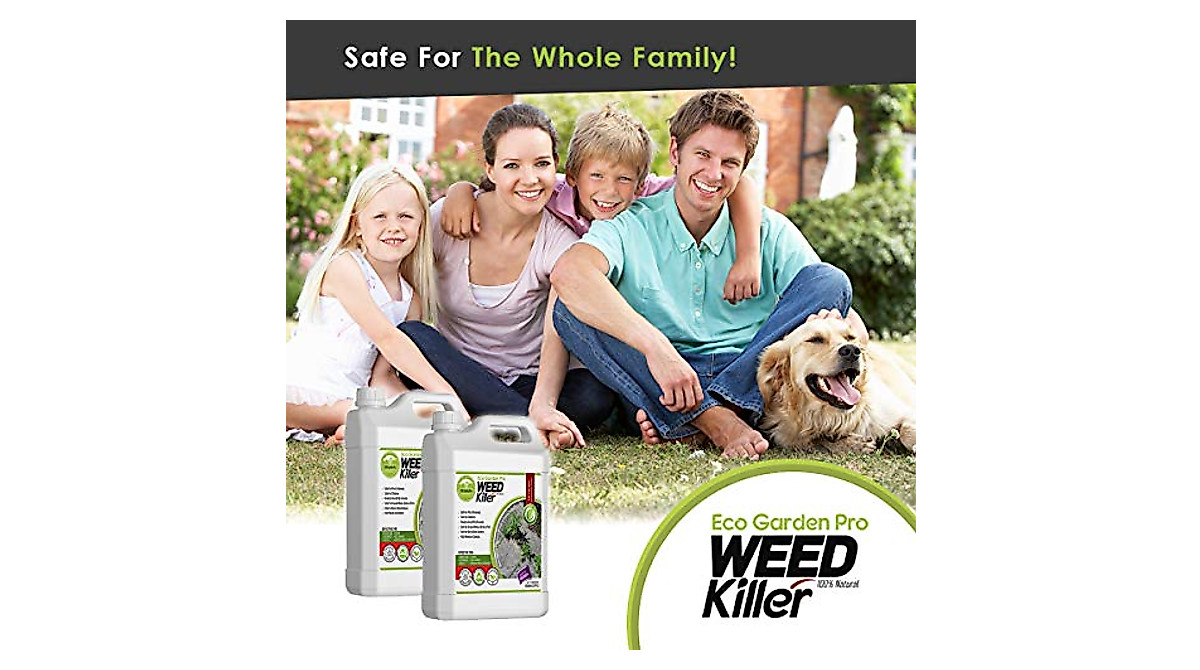 ECO Garden PRO Organic Vinegar Weed Killer | Kid & Pet Safe Herbicide