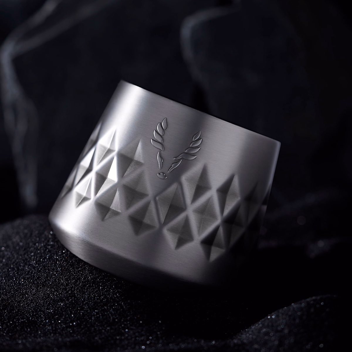 Viski Paragon Whiskey Taster Cocktail Tumbler Insulated Rocks Tumbler Stainless Steel Rocks Glass 8oz Set of 1