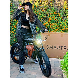 SMARTRAVEL Electric Bike for Adults,Ebike with 1200W Brushless Motor,23.2Ah Battery,UL&GCC Certification,20”x4.0 Fat Tire,32MPH Commuter Electric Bicycle,with Front/Rear Turn Signals