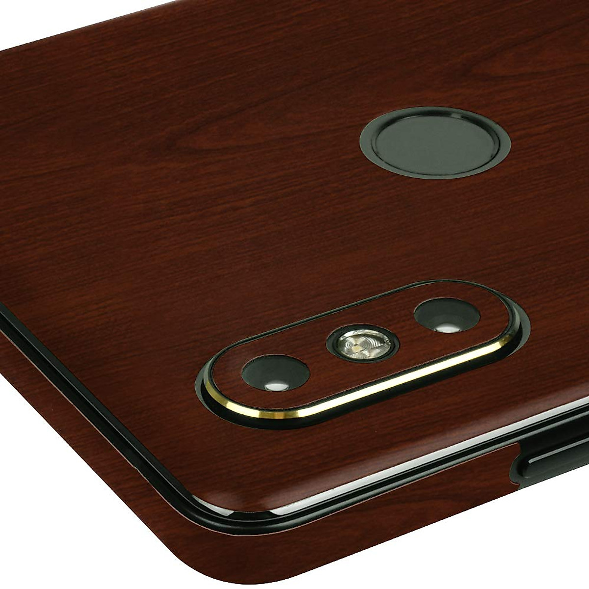 Skinomi Dark Wood Full Body Skin Compatible with Xiaomi Mi Mix 2S (Full Coverage) TechSkin with Anti-Bubble Clear Film Screen Protector