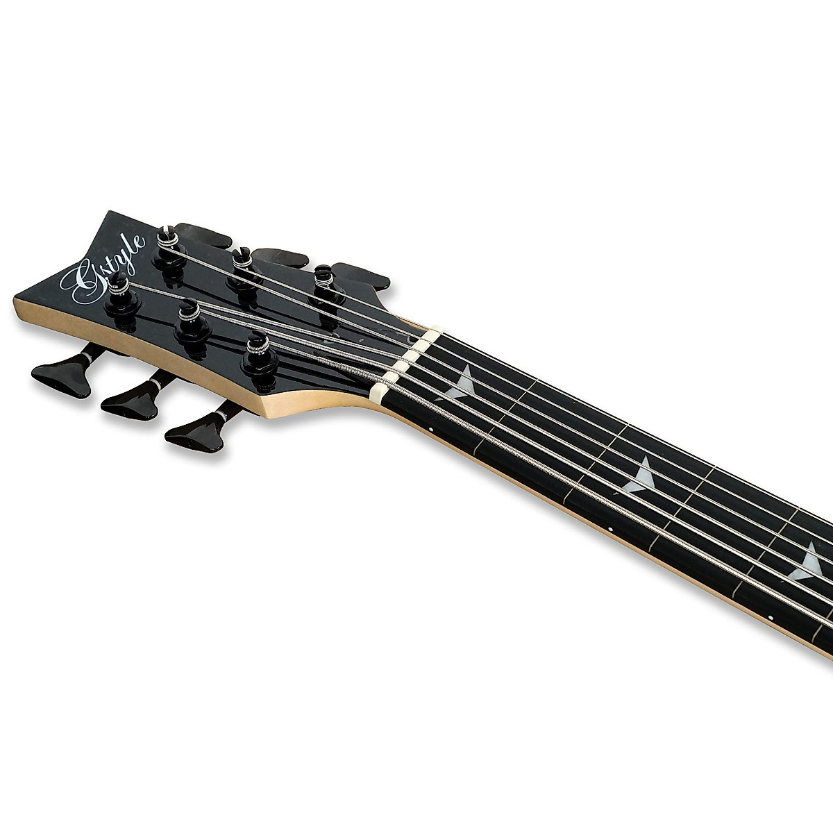 Fretless 6 String Electric Bass Bolt_On Maple Neck,Poplar Body Sunburst
