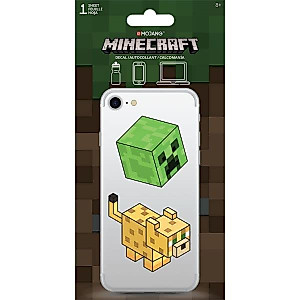 Minecraft Sketchbook Set for Kids, Toddlers ~ 3 Pc Bundle with Minecraft Decals, and More (Minecraft Drawing Pad Activity Kit)