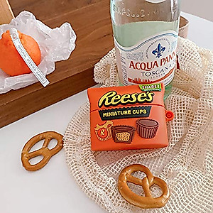 Cute Airpod Case, 3D Cartoon Funny Reeses Protection Case Covering The Skin, with Keychain for Airpods 1&2(Reeses)