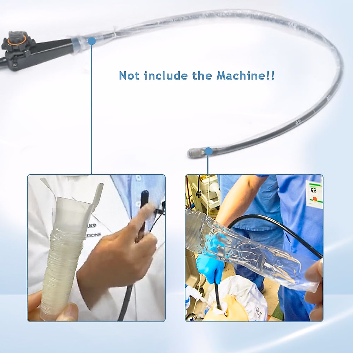 Transesophageal Probe Covers, Transesophageal Echocardiog-raphy (TEE) Covers, Sterile, Latex Free (25 Pcs)