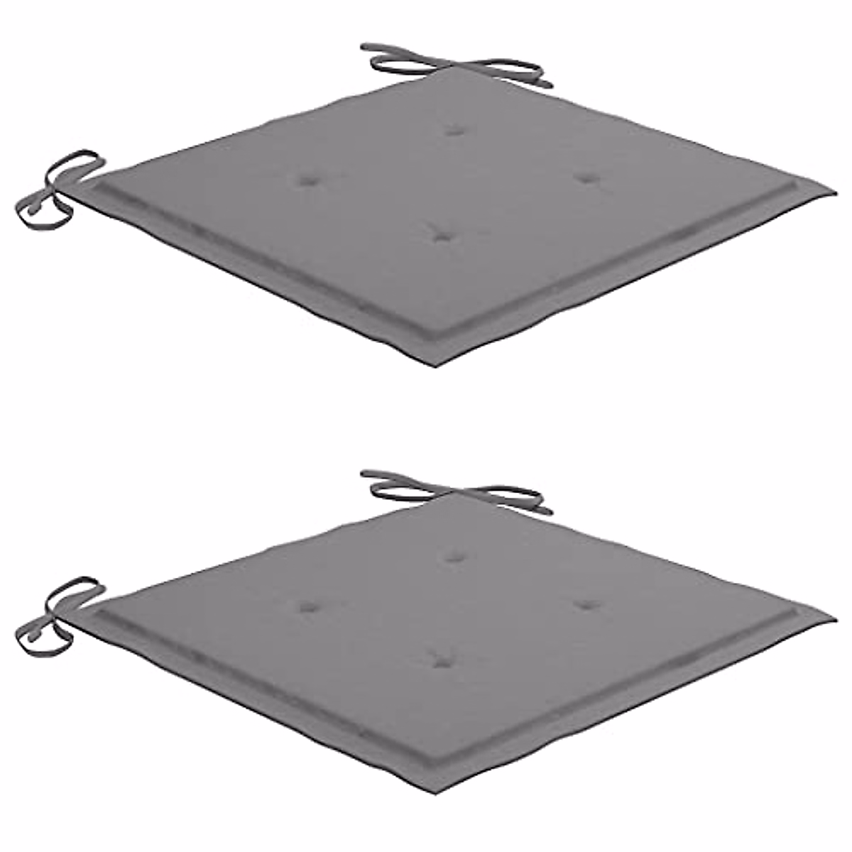 imasay Garden Chair Cushions 2 pcs Gray 19.7"x19.7"x1.2"