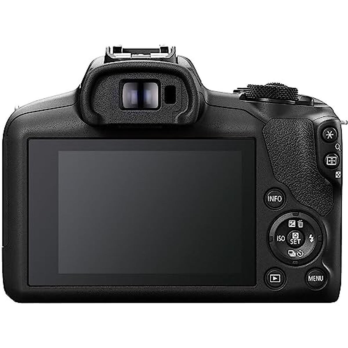 Canon EOS R100 Mirrorless Camera (6052C002) + Corel Photo Software + Bag + 64GB Card + 2 x LPE17 Battery + Charger + Card Reader + Flex Tripod + Cleaning Kit + Memory Wallet + Hand Strap (Renewed)