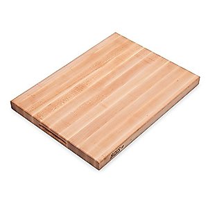 John Boos - R2418 Platinum Commercial Series Maple Wood Edge Grain Reversible Cutting Board, 24 Inches x 18 Inches x 1.75 Inches