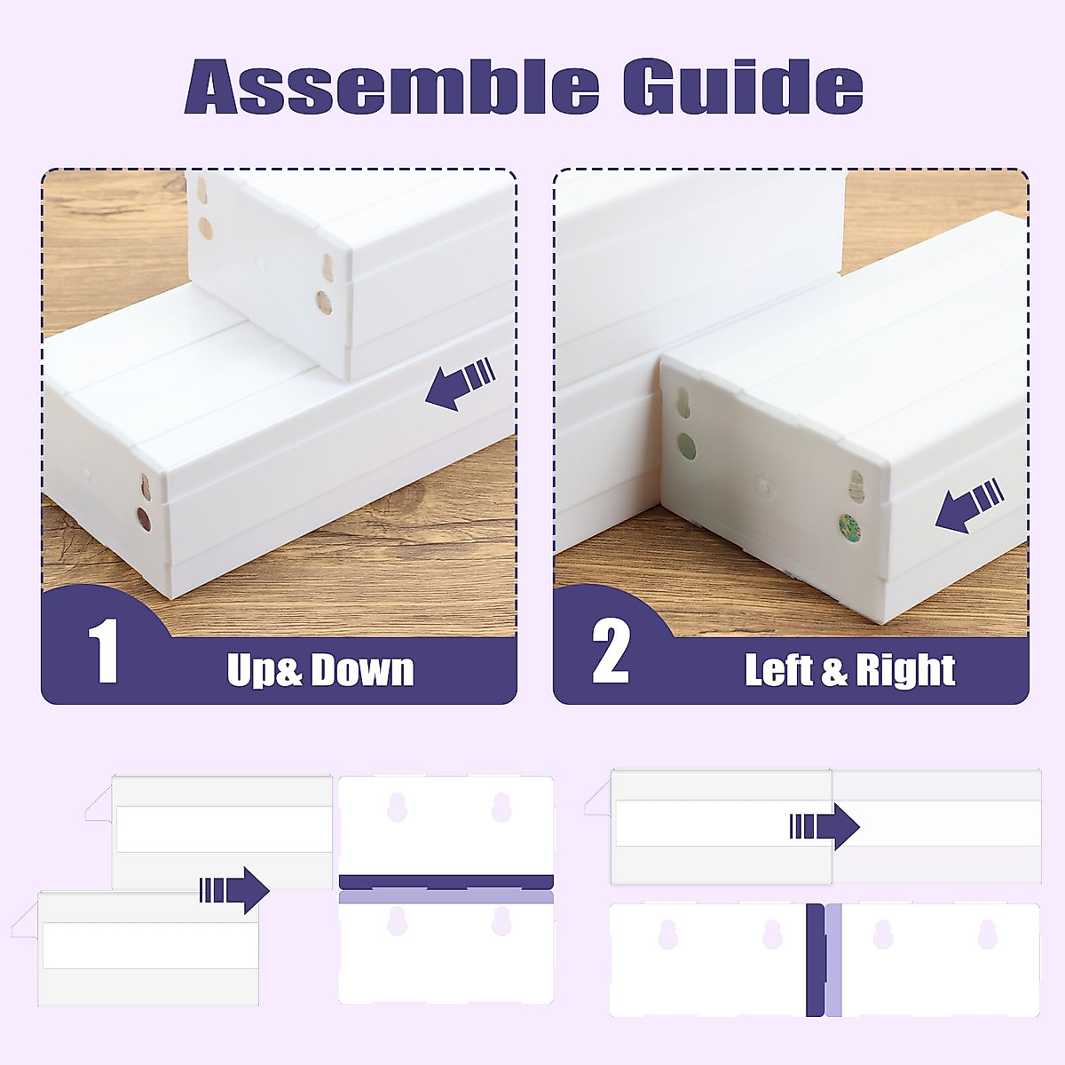 Quefe 128 Slots, 4pcs, Diamond Painting Storage Containers, Portable Bead Organizer, Storage Box Stackable Arts & Crafts Organizers for DIY Diamond Art Craft Jewelry Bead Storage
