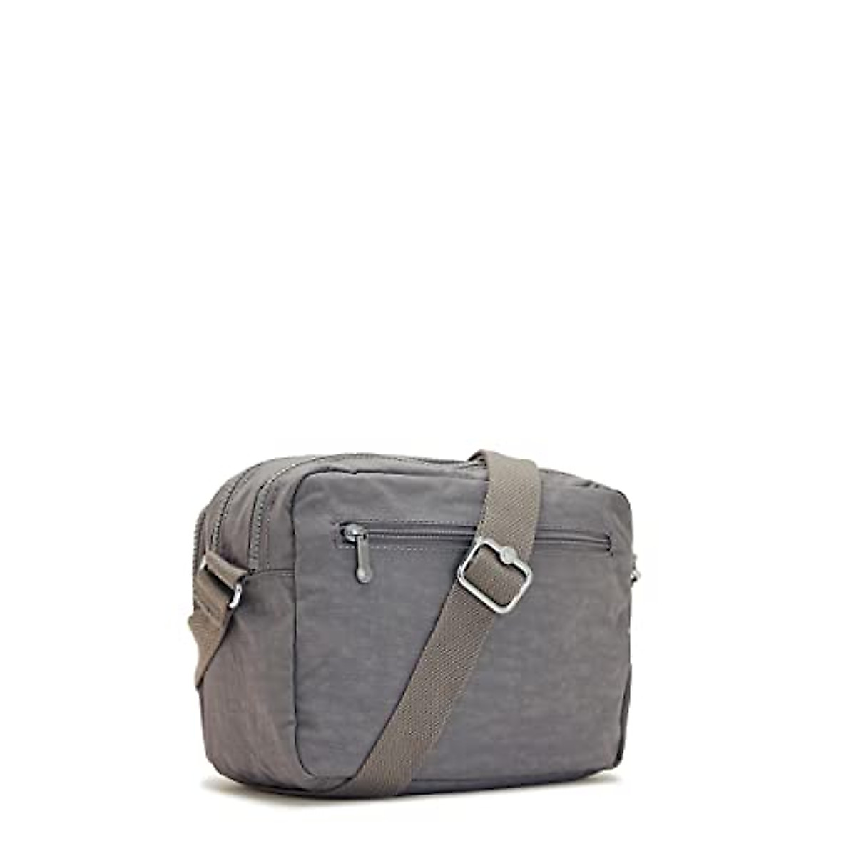 Kipling womens Women's Silen Shoulder Bag, Leisure, Water Repellent Finish, Zipped Compartments, Across Body, Nylon Crossbody Bag, Cool Grey Tonal, 9.5 L x 7 H 4.25 D US