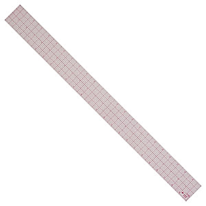 Westcott 8ths Graph Ruler, 2 x 24, Transparent (W-248)