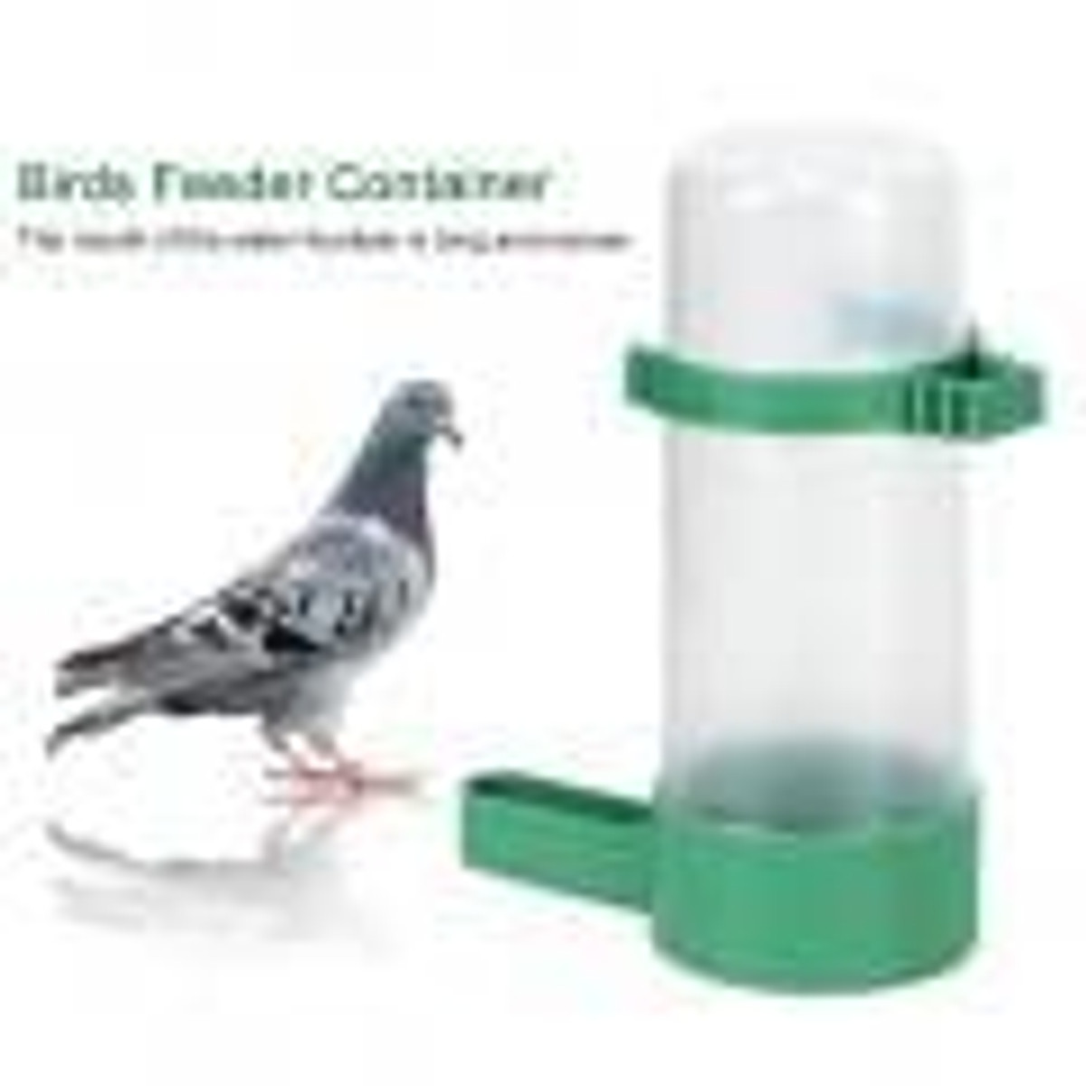 Bird Feeder, 10Pcs Bird Water Dispenser for Cage, Automatic Bird Water Feeder Plastic Birds Farm Livestock Feeding Drinking Water Bottle Container for Pet Parrot Budgie Lovebirds