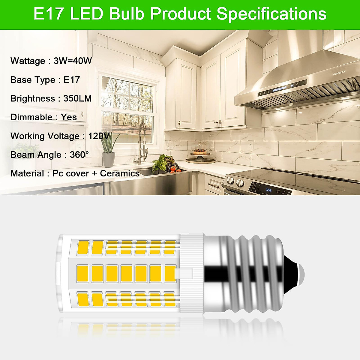 TZLONMFG KEI D28x kel 2816x Refrigerator Bulb 3W E17 LED Fridge Light Bulb Kei 125v 40W Appliance Bulbs, 5304522314 5304517886 Natural White 4000K 100V-265V Fridge Lamp, 2-Pack