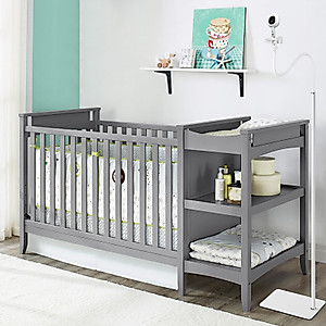 iTODOS Baby Monitor Floor Stand Holder Compatible with VAVA,Hipp,Nanit Pro Smart Baby Monitor & Flex Stand Baby Monitor,Keep Baby Away from Touching,Strong and Heavy Metal Materials,More Safety