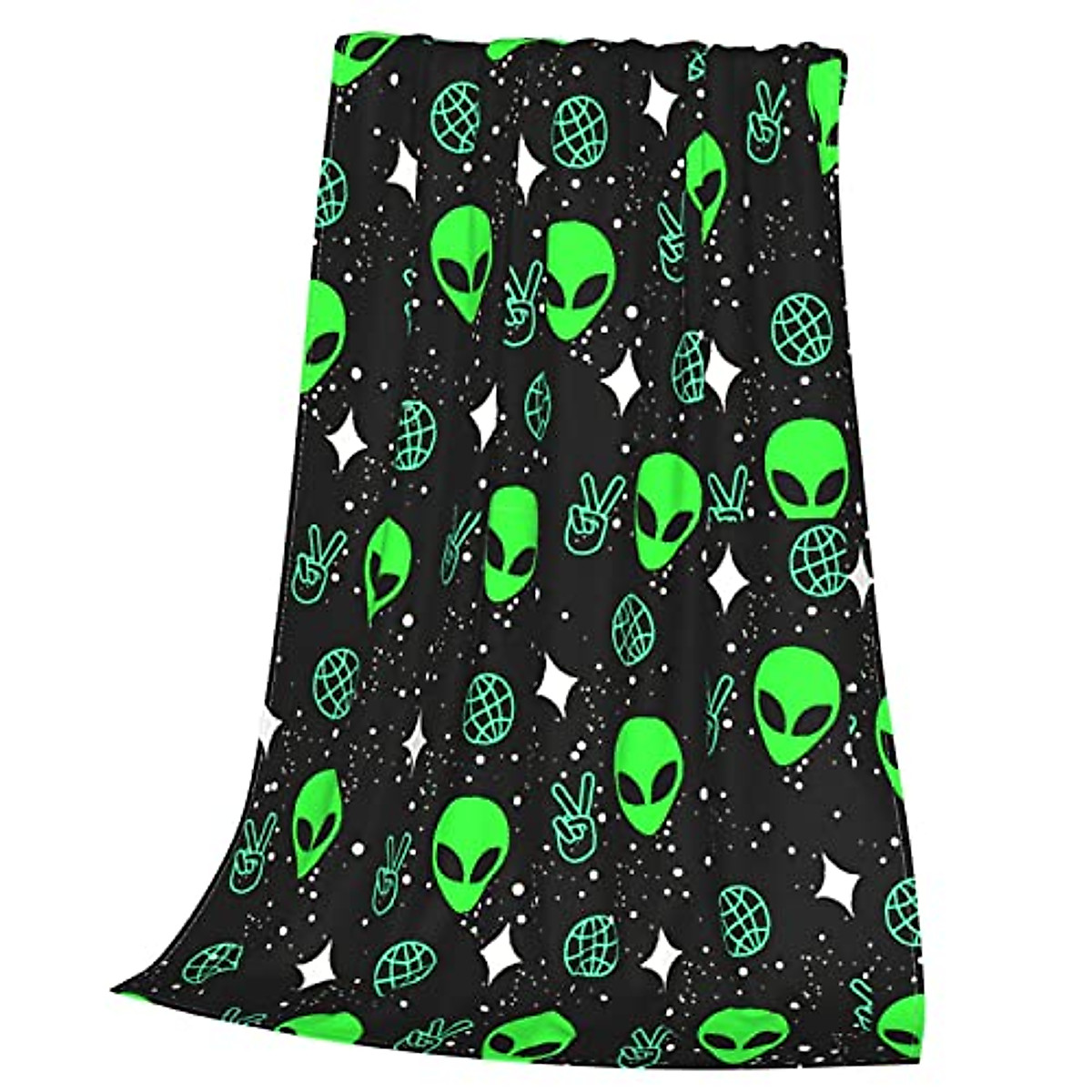 Green Throw Blanket Soft Fleece Blanket All Season Lightweight 50"X 40" Throw Blanket fit Couch Sofa