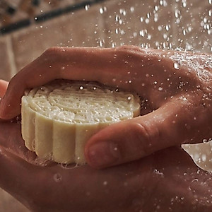 Shampoo natural de Romero | Rosemary Bar Shampoo and Conditioner Bar for Hair Growth | Shampoo Bar & Conditioner Bar for Strengthening Hair + 2 Travel Tins | Eco Friendly | No wasted | PANAVAYU