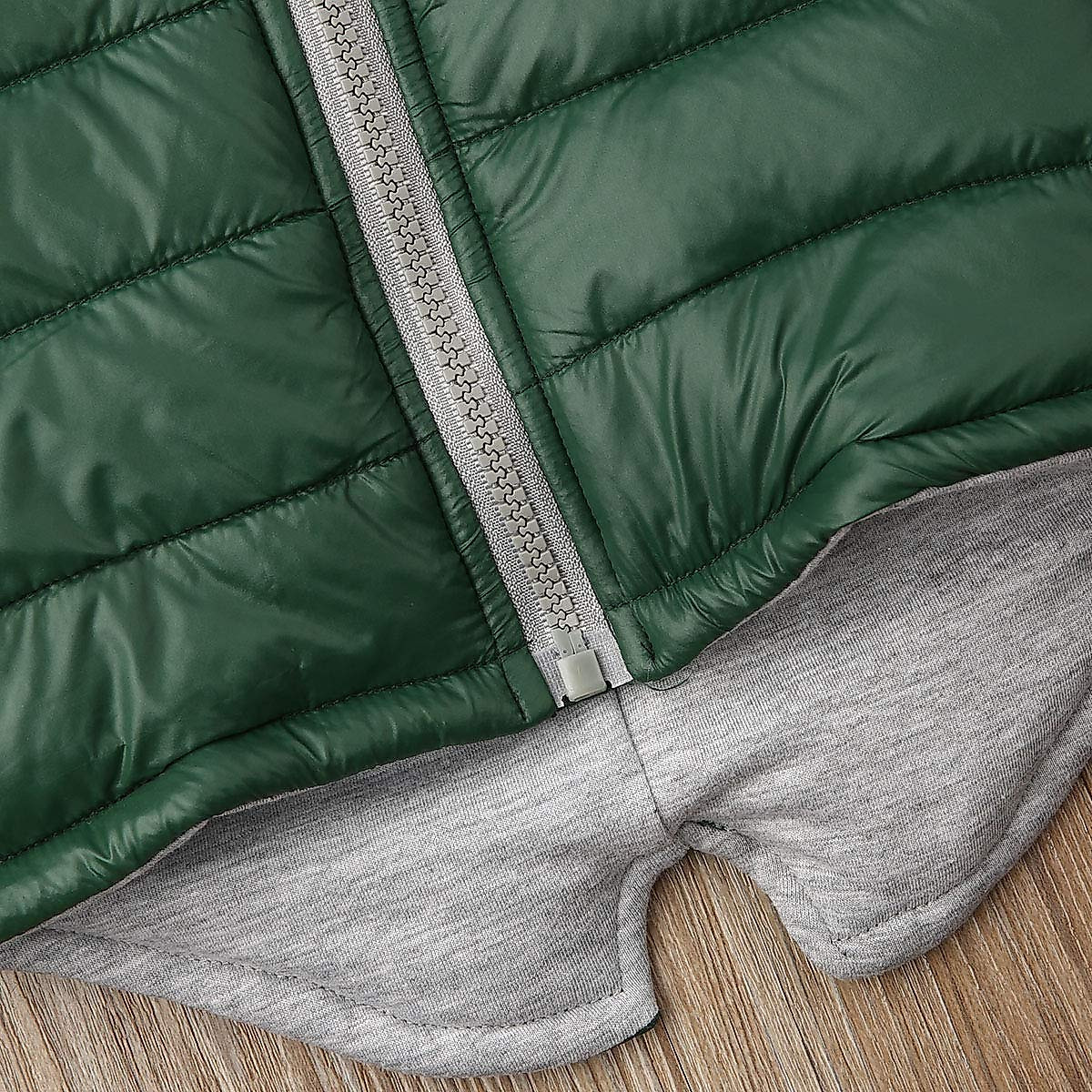 Fashion Toddler Baby Boys Girls Dinosaur Hoodie Jacket Fall Winter Long Sleeve Warm Coats Kids Zip Up Outwear Clothes (Green,4-5T)