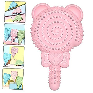 balacoo 3pcs Dog Toy Dog Bite Toys Dental Dog Chew Toys Dog Teething Toys Household Puppy Toy Portable Molar Toy Dog Teeth Cleaning Toy Compact Chewing Toy Dogman Toys The Dog TPR Lollipop