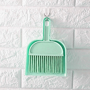 Rypet Cage Cleaner for Guinea Pigs, Hamsters, Chinchillas, Rabbits, Reptiles, Hedgehogs and Other Small Animals - Mini Dustpan and Brush Set Cleaning Tool for Animal Waste (1 Pack)