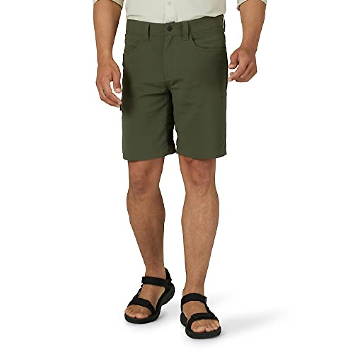ATG by Wrangler Men's Standard Angler Utility Fishing Short, Deep Depths, 38