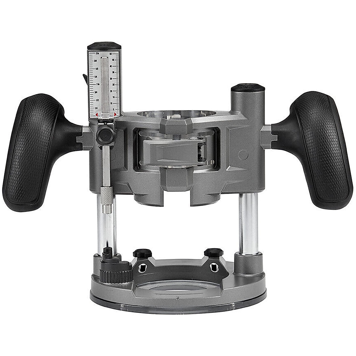 48-10-5601 for Milwaukee M18 FUEL Compact Router Plunge Base with 2" Plunge Depth, 6-Step Depth Stop Turret With 1/8" Step Increments