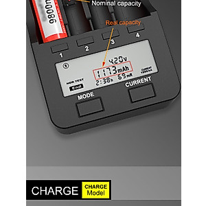LiitoKala Lii-500 18650 Battery Charger Smart Universal Charger LCD Display for 26650 AA AAA Battery Touch Button LCD Display Test The Battery Capacit