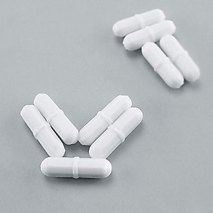 Adamas-Beta 5 Pcs B6 PTFE Magnetic Stirrer Magnetic Stir Bar, Diameter × Length 3×6mm/0.12×0.24in