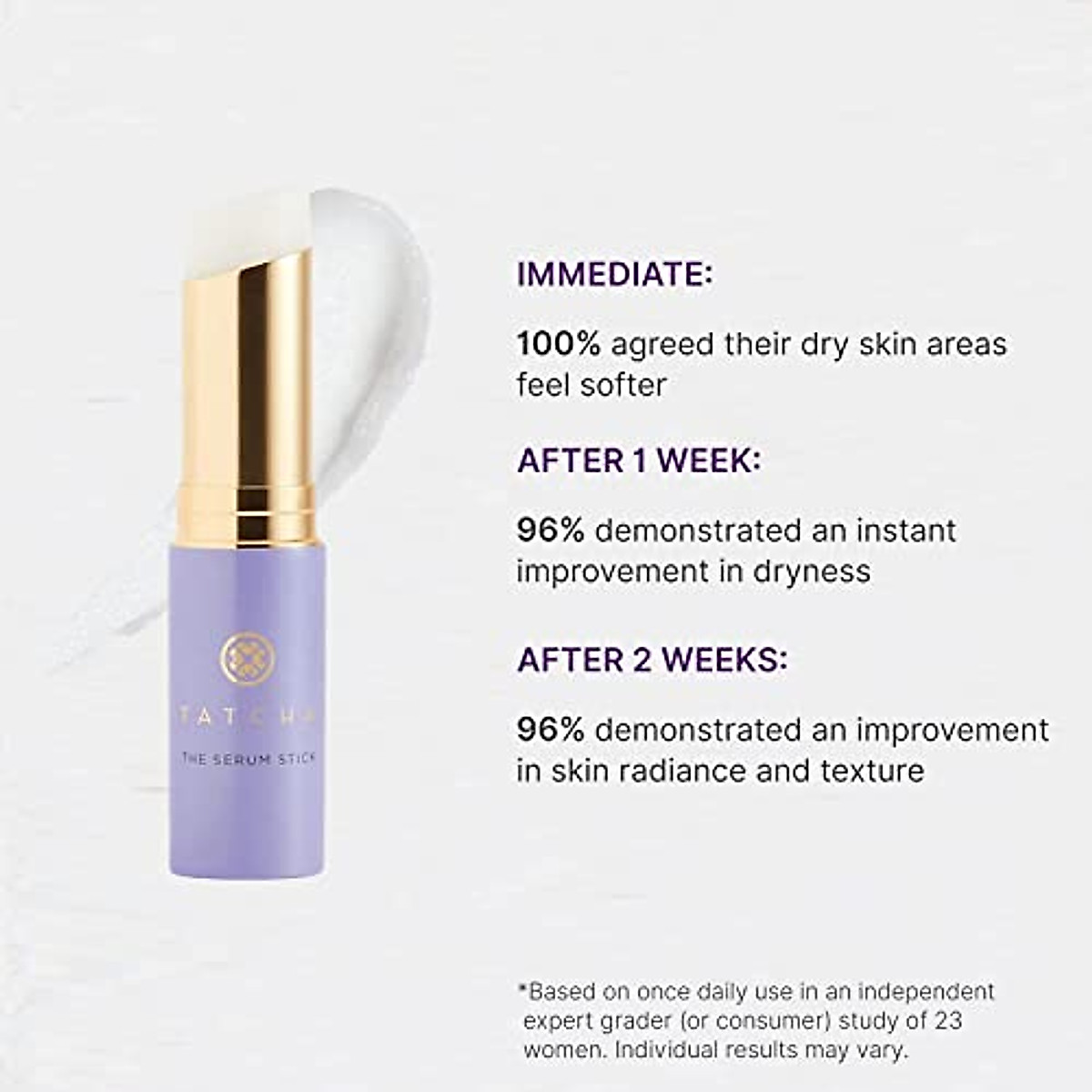 Tatcha The Serum Stick: Smooth Dry Fine Lines Instantly & Over Time, 8 G | 0.28 oz