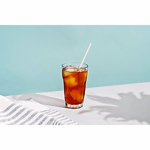 SOFi Paper Drinking Straws - 200 Wrapped Paper Straws - Never Soggy