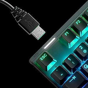 SteelSeries Apex 7 - Mechanical Gaming Keyboard – OLED Smart Display – Brown Switches - French AZERTY Layout