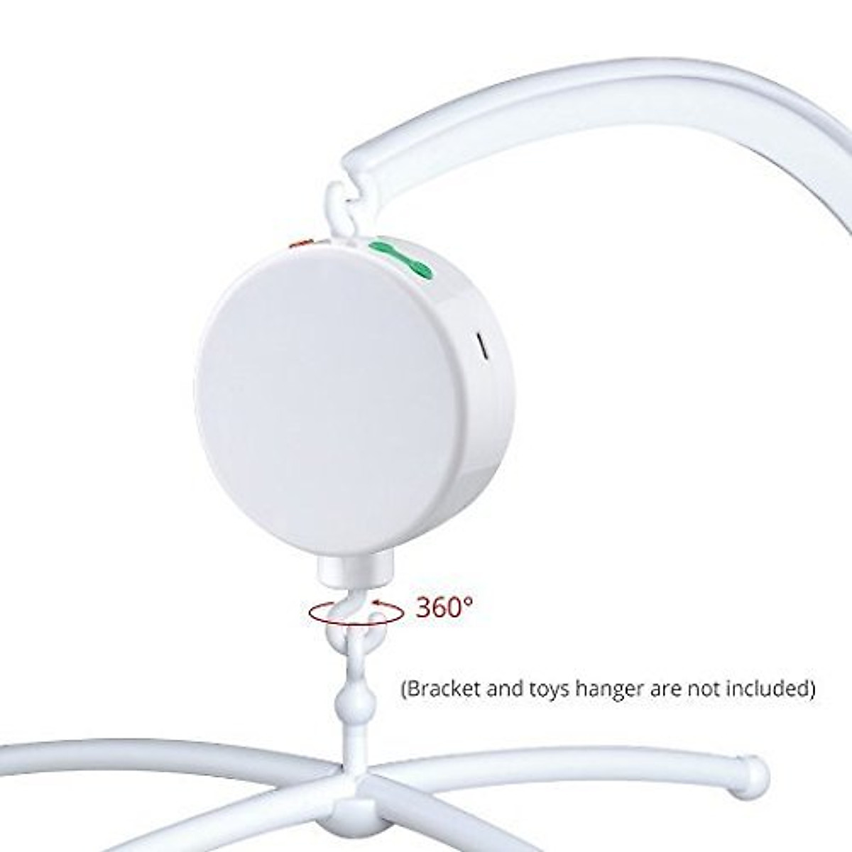 Baby Musical Mobile, AGPtek Battery-Operated Baby Bedding Rotary Music Box Plays Twelve Tunes