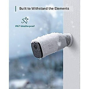 eufy security eufyCam 2 Wireless Home Security Camera System, 365-Day Battery Life, HomeKit Compatibility, HD 1080p, IP67 Weatherproof, Night Vision, 2-Cam Kit, No Monthly Fee