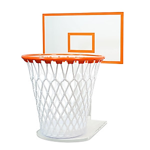 Trash Can Basketball Hoop,Basketball Net Trash Can,Waste Basket,Basketball Gift,Basketball Trash Can Holder for Home,Bedroom,Office,Gym (Including 1pc Basketball Trash Can),Acrylic Backboard