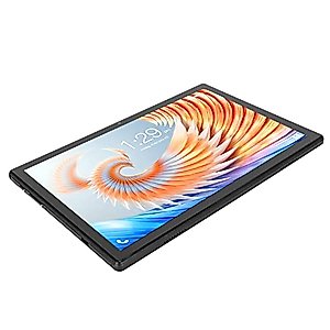 10.1 Inch Tablet Front 800W Rear 1600W Black 100‑240V Tablet PC OctaCore CPU Dual Card Dual Standby for Home (US Plug)