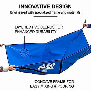 MixMat Best and Quickest Mixing Tool for Concrete, Cement, Mortar, Soils, and More