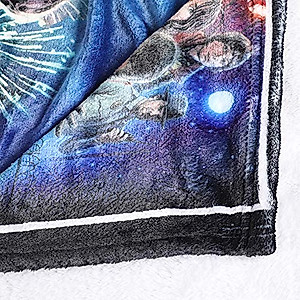 Nelton [60 x 80 inches Plush Throw Fleece Blanket, Lightweight Soft Plush Fluffy Warm Cozy – Perfect for Bed, Sofa