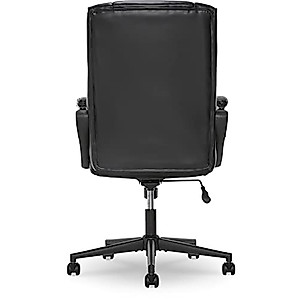 Serta Style Comfort Black Bonded Leather Hannah I Office Chair,