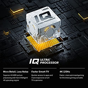 VIZIO 65-Inch OLED Premium 4K UHD HDR Smart TV with Dolby Vision, HDMI 2.1, 120Hz Refresh Rate, Pro Gaming Engine, Apple AirPlay 2 and Chromecast Built-in - OLED65-H1