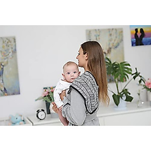 BaeBae Goods Burp Cloths for Baby Boy & Girl - Ultra Absorbent Burping Rags - Anti Shrink Unisex Burpy Clothes - Super Soft Jersey Cotton, Large 21"x10" - Thick for Newborn Cloth Diapers - 6 Pack