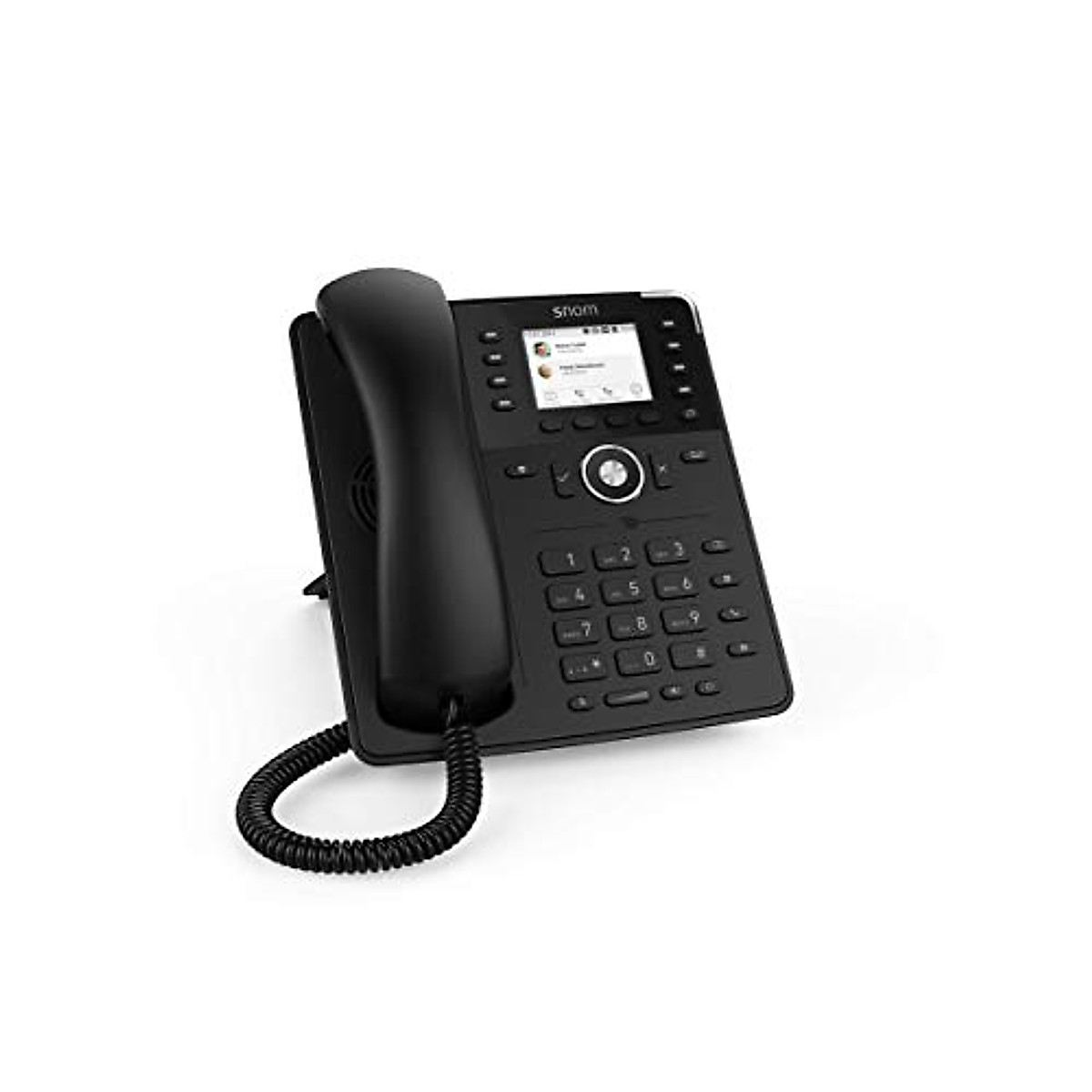 Snom D735 SIP VOIP 2.7" PoE Phone with USB WiFi Stick Support Black