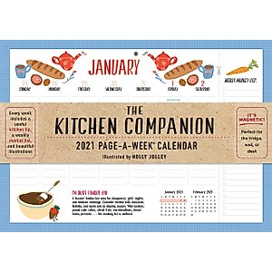 The Kitchen Companion Page-A-Week Calendar 2021