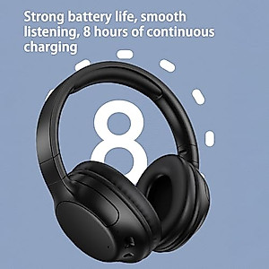 Wireless Over The Ear Bluetooth Headphones 5.3 Active Noise Cancelling Headphones, Foldable Deep Bass HiFi Stereo Wireless Headsets with Mic Lightweight Memory Foam Soft Earmuff