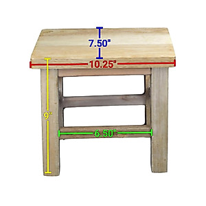 Solid Hard Wood Stool Step Stool Kids Children Adult Small Stool Natural