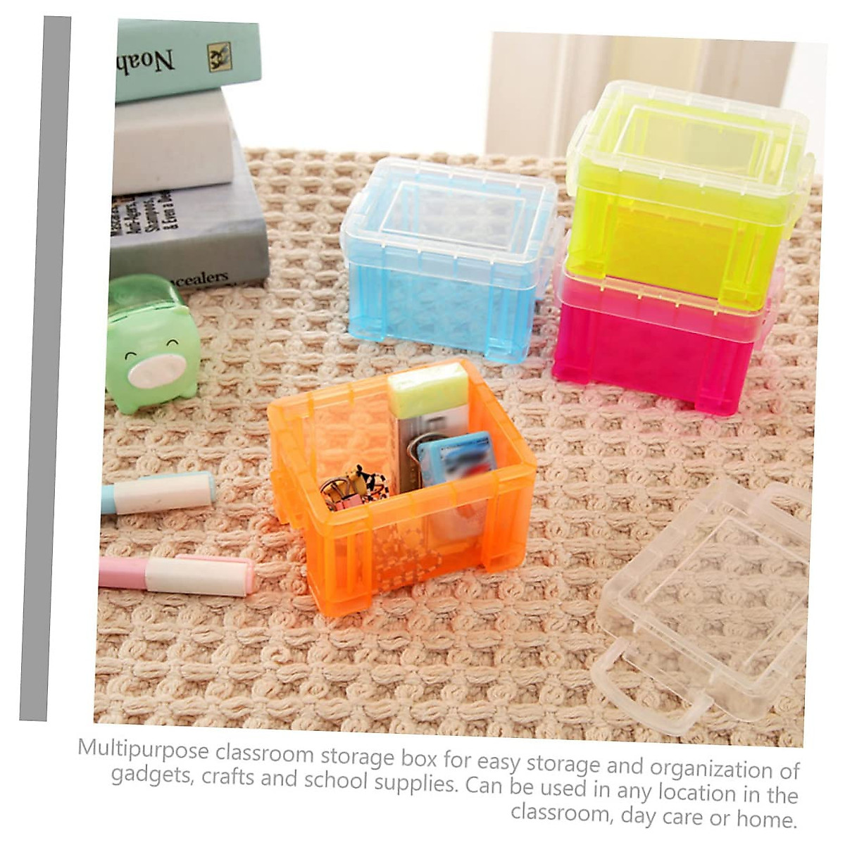 TEHAUX 6pcs Box Crafts Pp Plastic Small