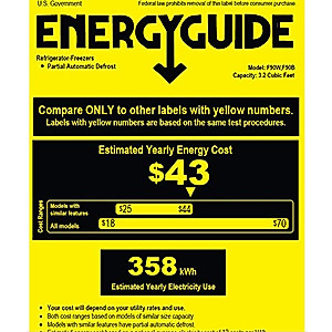 Antarctic Star Compact Mini Refrigerator Separate Freezer, Small Fridge Double 2-Door Adjustable Removable Retro Stainless Steel Shelves Garage Camper Basement/Dorm/Office 3.2 cu ft.Black