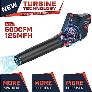 Worth Garden 84V 20" Cordless Battery Brushless Motor Self-propelled Lawn Mower & 500CFM, 125MPH Leaf Blower & 4 2.5AH Lithium Batteries&2 Fast Chargers in 40Mins