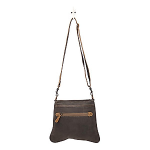 Myra Bag Canna Upcycled Canvas & Cowhide Crossbody Bag S-1481